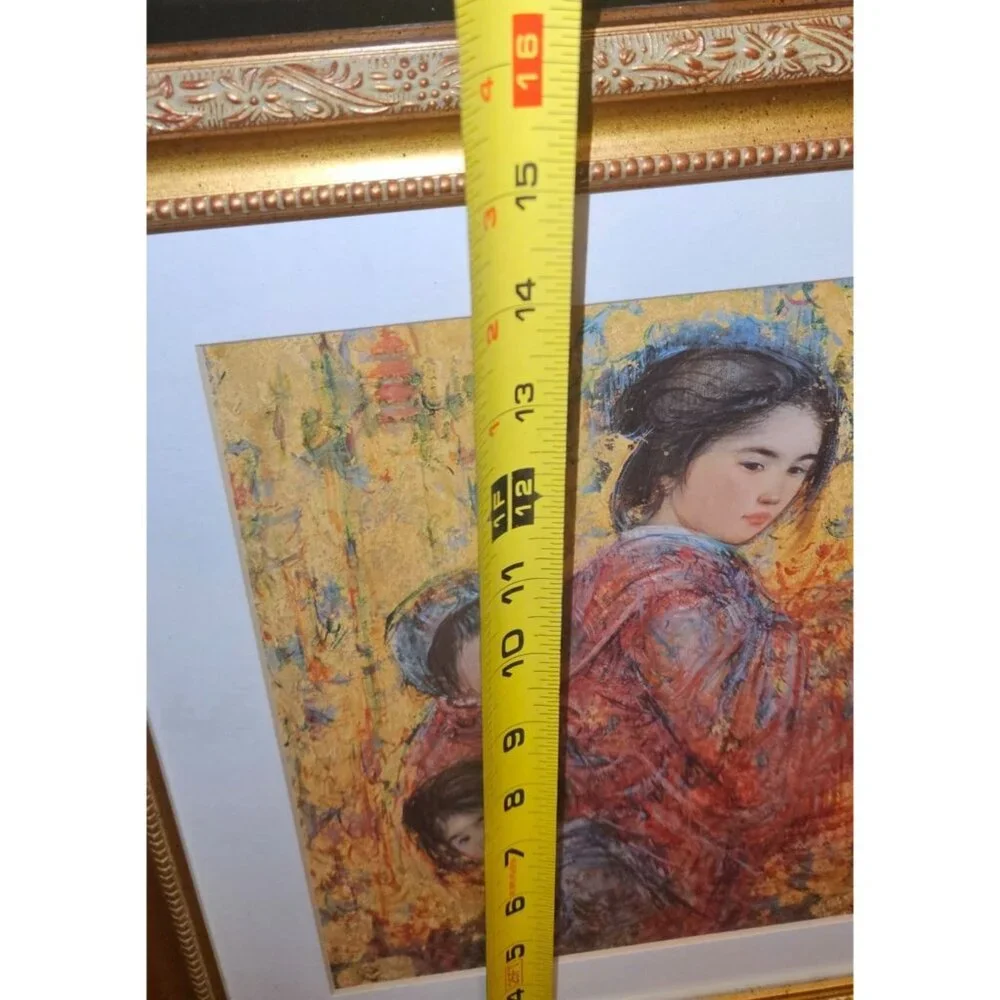Edna Hibel | Art | Print Edna Hibel Family In Nara Limited Ed Framed ...